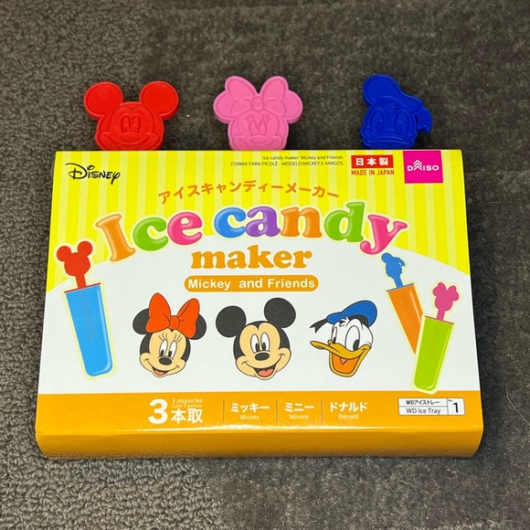 Disney | Kitchen | Mickey Mouse And Friends Ice Candy Ice Pop Popsicle ...